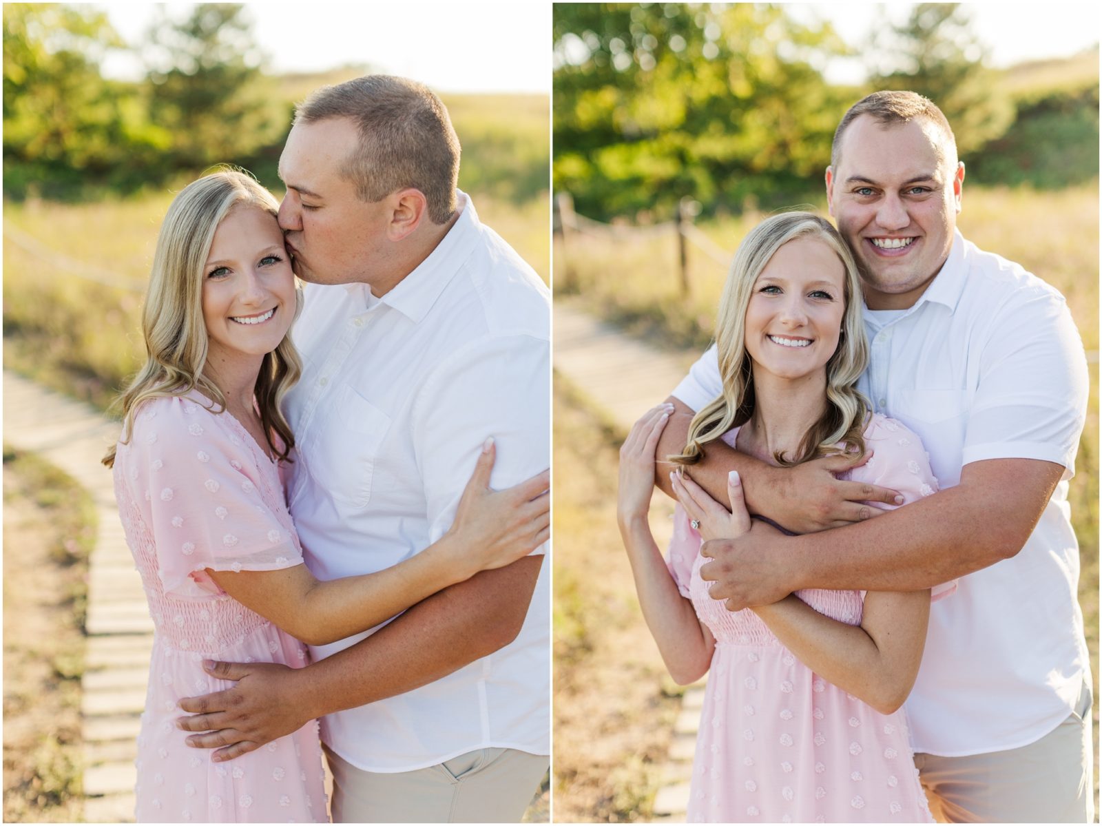 Marcus & Jessica | A Beach Engagement Session at Kohler-Andrae State ...
